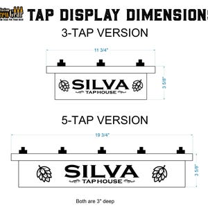 Premium Beer Tap Display, Personalized Beer Tap Display, Available in ...