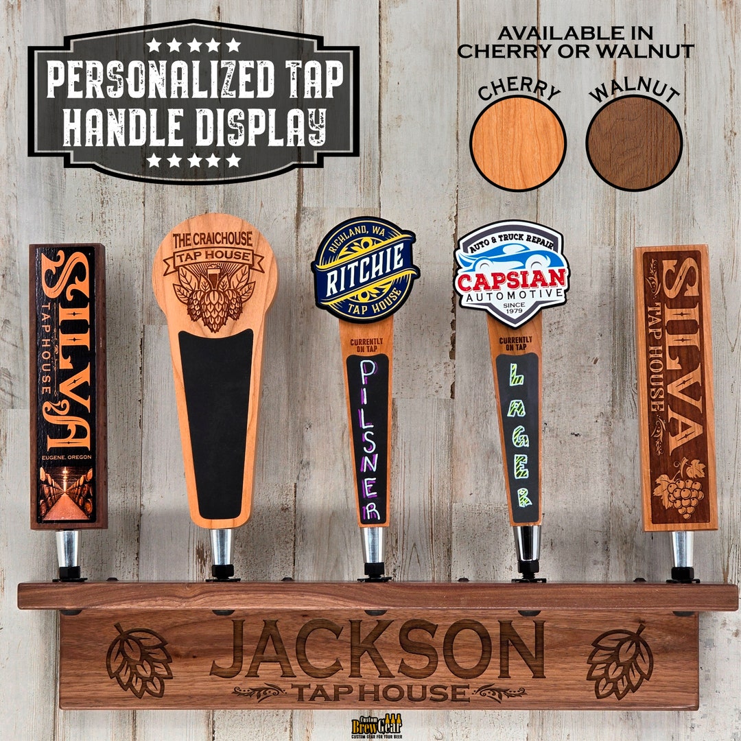 Premium Beer Tap Display, Personalized Beer Tap Display, Available in ...