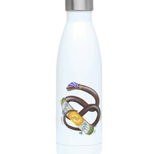 500ml Water Bottle "leaping Lizards!" Common Lizard, Sand Lizard & Slow ...