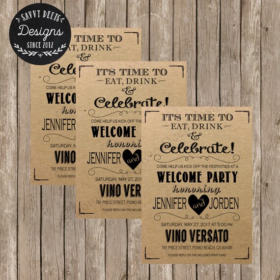 Welcome Invitation Wording