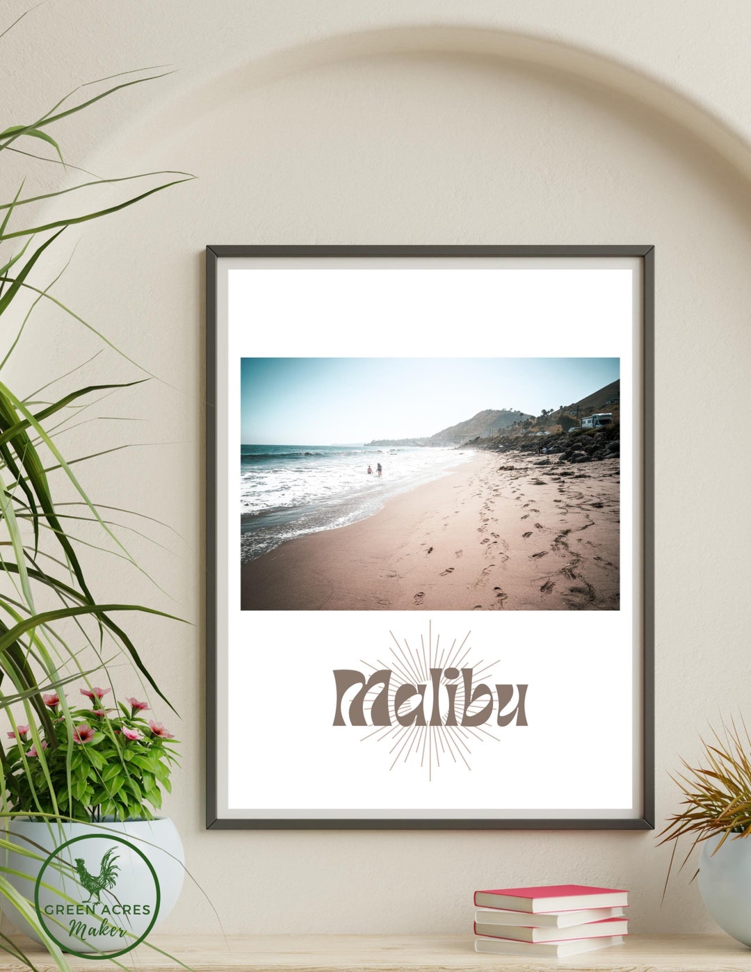 Malibu, California Photo Poster, California Wall Art, Malibu Art Print ...