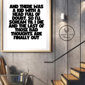 Avett Brothers Quote Printable Wall Art, 2 Black Wall Art Printables ...