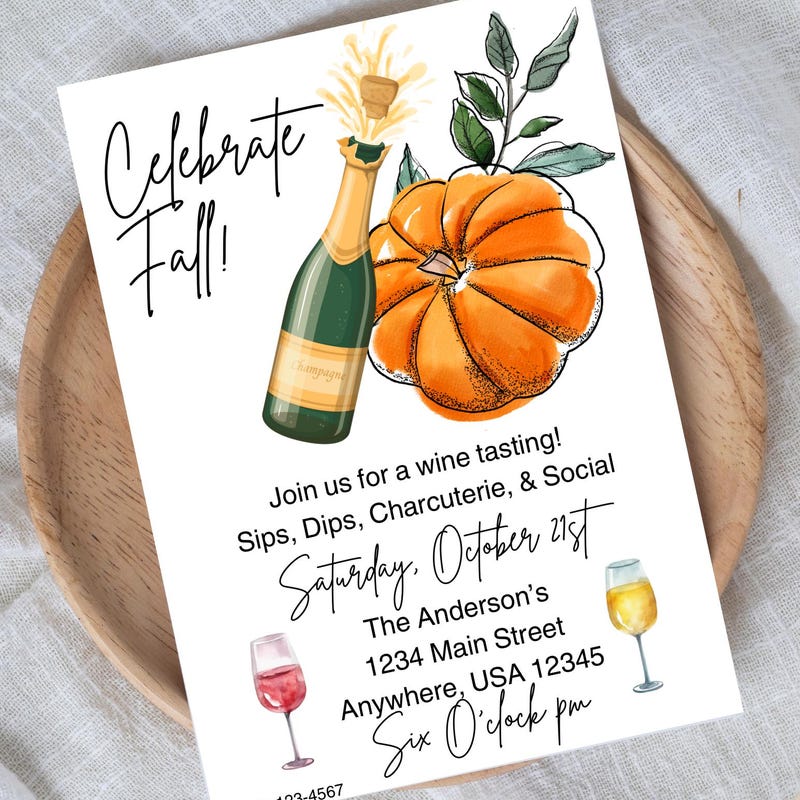 Fall Invitations - Etsy