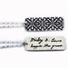 Actual Writing Signature on a Silver Pendant - Signature Necklace ...