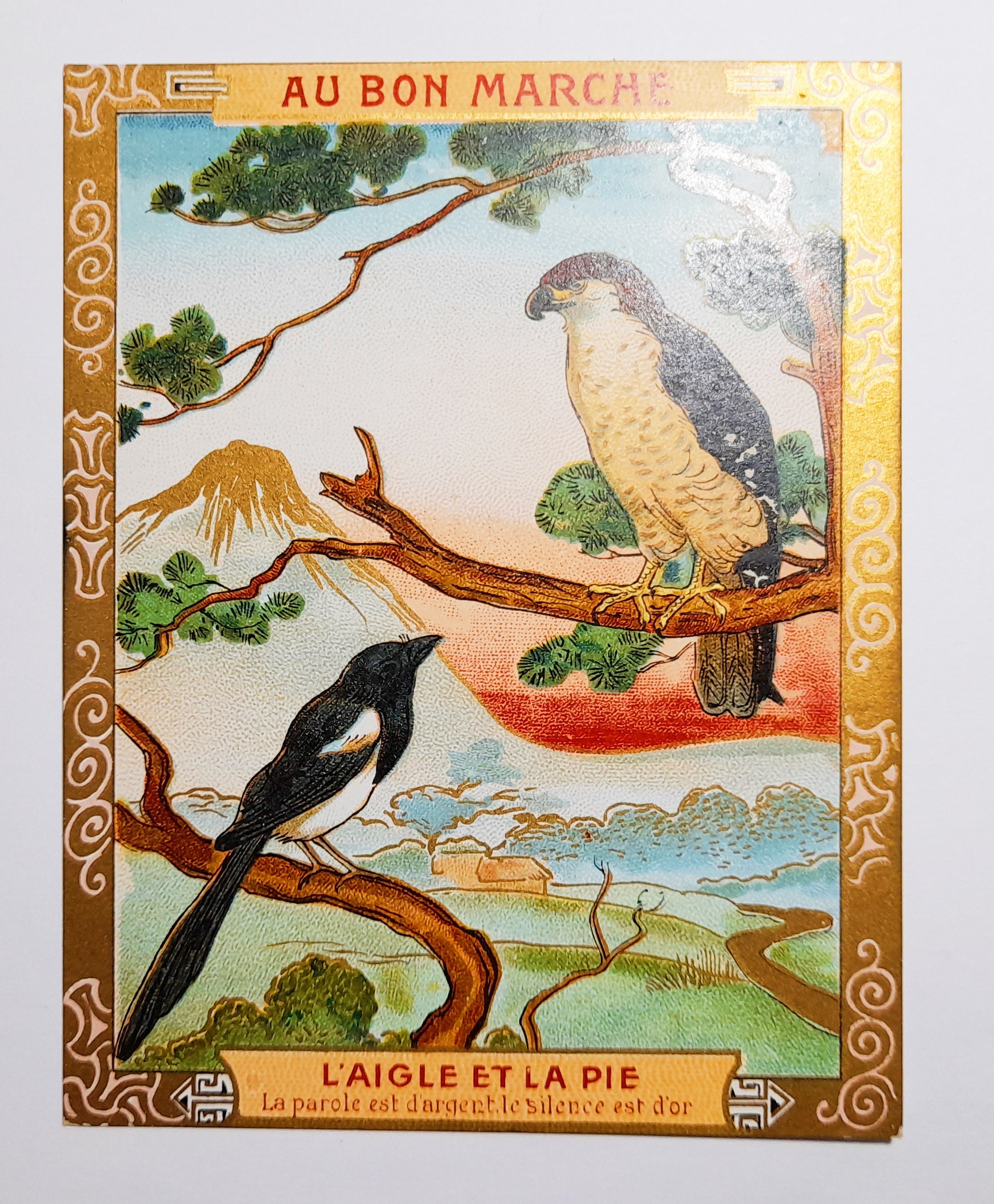 Victorian Trade Cards From Au Bon Marche Paris, Very Rare Complete Set ...