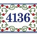 Ceramic Address Sign House Numbers Tile Custom Address - Etsy Israel
