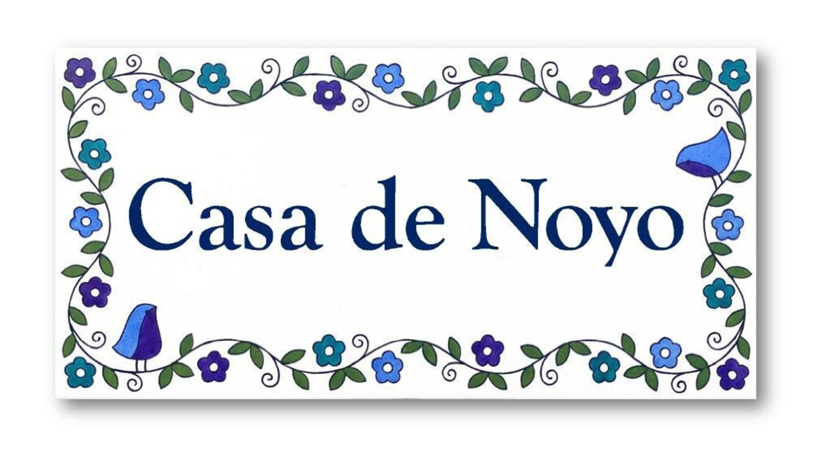 Personalized House Name Sign House Address Tile Ceramic Name - Etsy