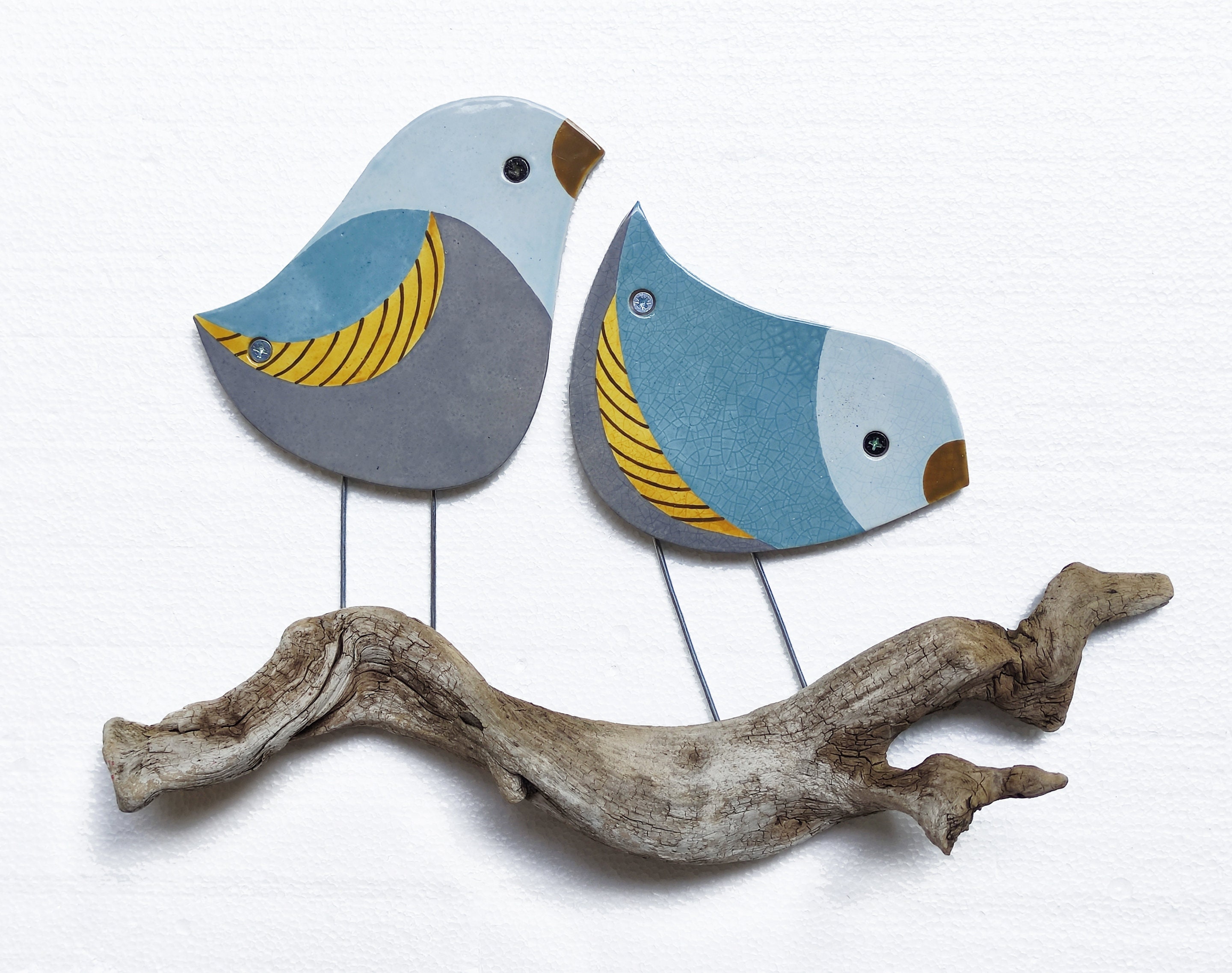 Finch Garden Decor Finch Gifts Garden Art Birds Wall Decor - Etsy UK