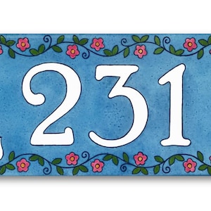 House Numbers Plaque, House Numbers, Address Plaque, Address Numbers ...