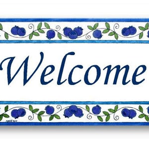Ceramic Welcome Sign, Front Porch Decor, Personalized House Sign ...