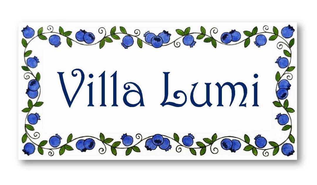 Personalized Ceramic House Sign, Custom House Name Plaque, Personalized ...