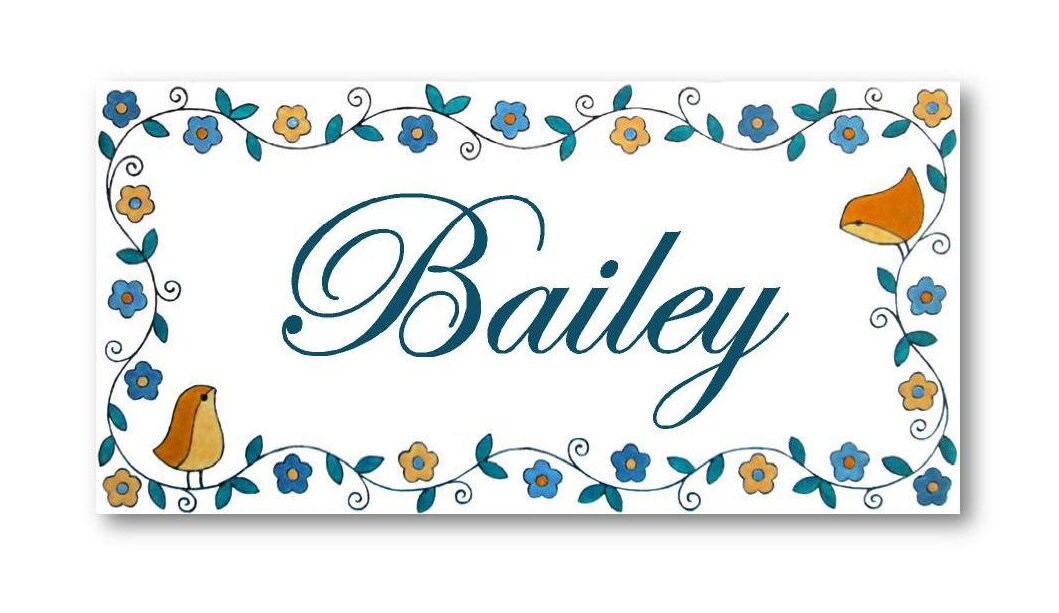 Personalized Ceramic House Sign Custom Name Plaque | Etsy