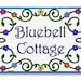 Custom Ceramic House Sign, Ceramic Name Sign, Personalized House Name ...