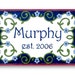 Custom House Name Sign, Ceramic House Sign, Personalized Name Sign ...