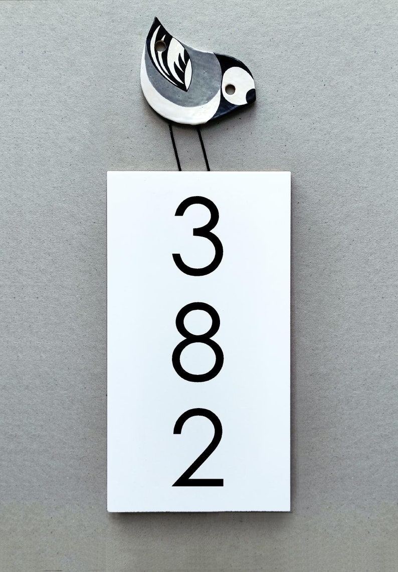 Custom Address Sign, Ceramic House Sign, Personalized Address Numbers ...