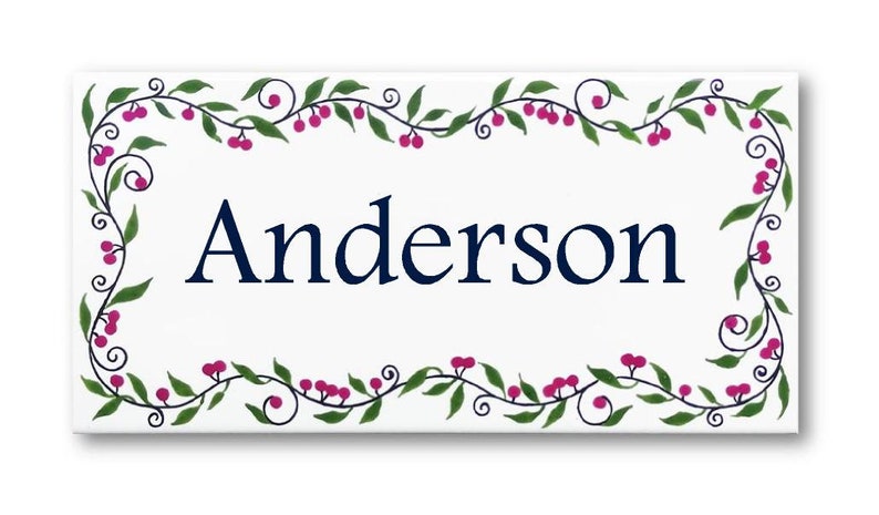 Personalized Name Sign With Olive Branches Custom House Name - Etsy