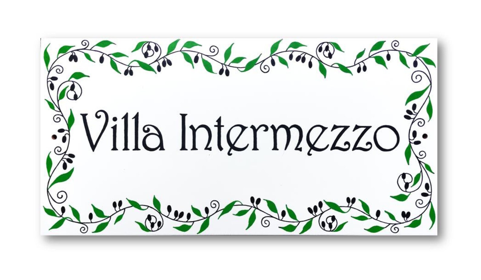 Personalized Name Sign With Olive Branches Custom House Name - Etsy