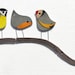 Songbirds Wall Art, Ceramic Garden Decor, Outdoor Wall Art, Birds Wall ...