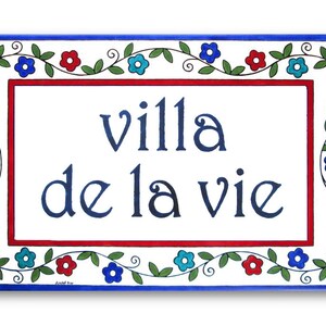 Custom Ceramic Name Sign With Lemons, Ceramic House Name Sign, Custom ...