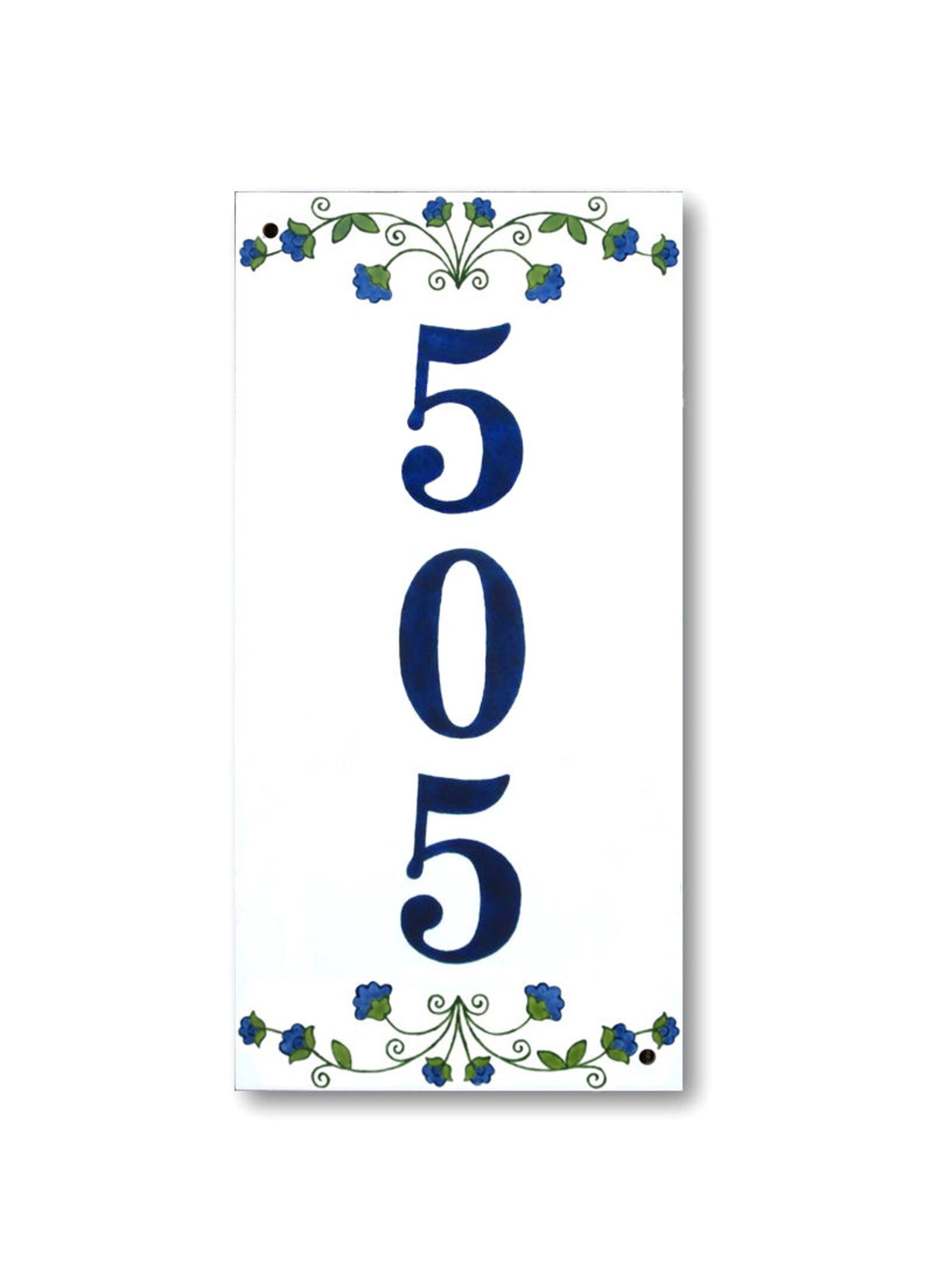 Blueberries Vertical Sign House Numbers Plaque Vertical - Etsy