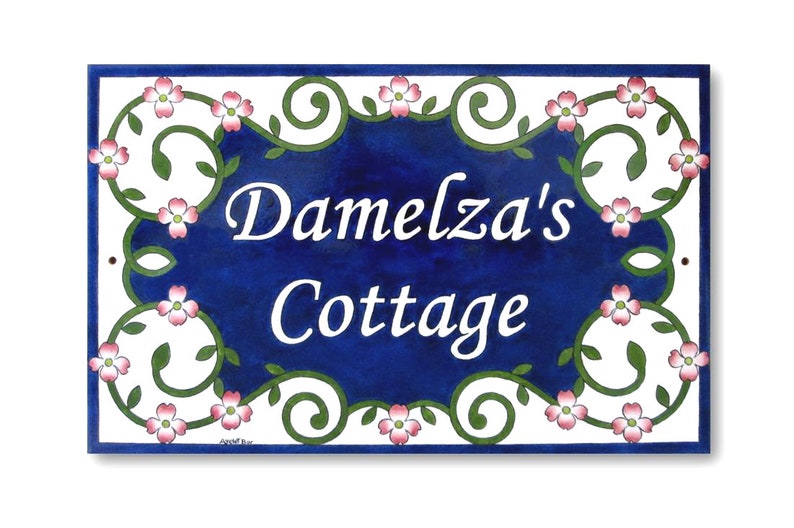 Custom Ceramic House Sign Ceramic Name Sign Personalized | Etsy