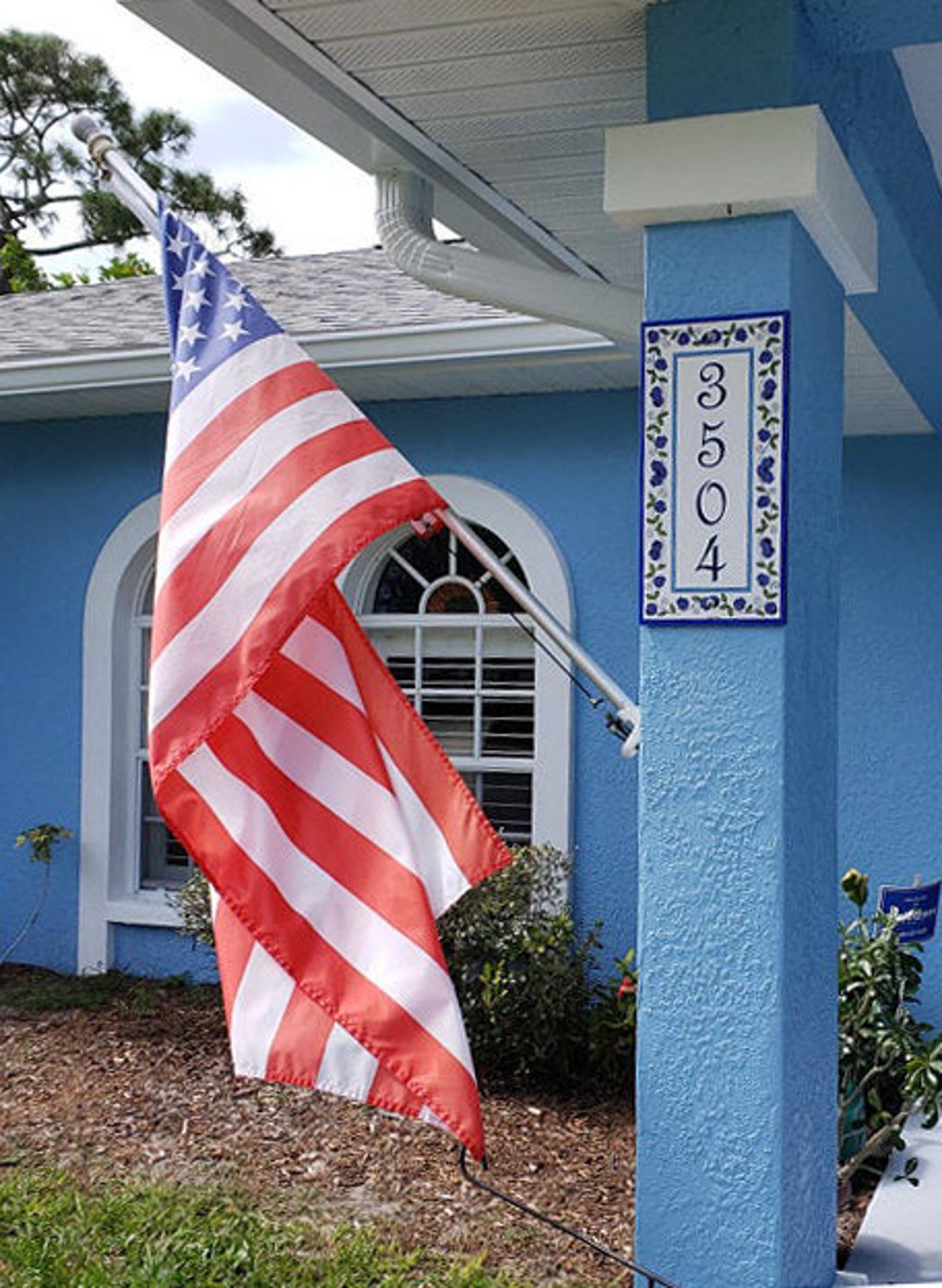 Address Numbers Ceramic Sign Address Plaque Custom House - Etsy