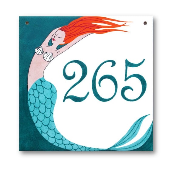 Beach House Numbers Address Sign Custom Beach Sign With - Etsy