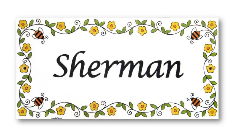 Personalized Name Sign With Olive Branches Custom House Name | Etsy