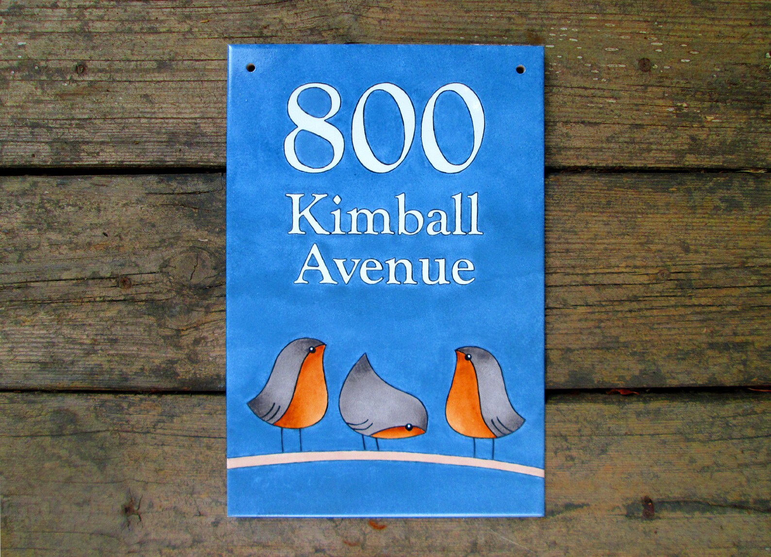 The Robin Address Plaques, Address Numbers, House Numbers Plaque ...