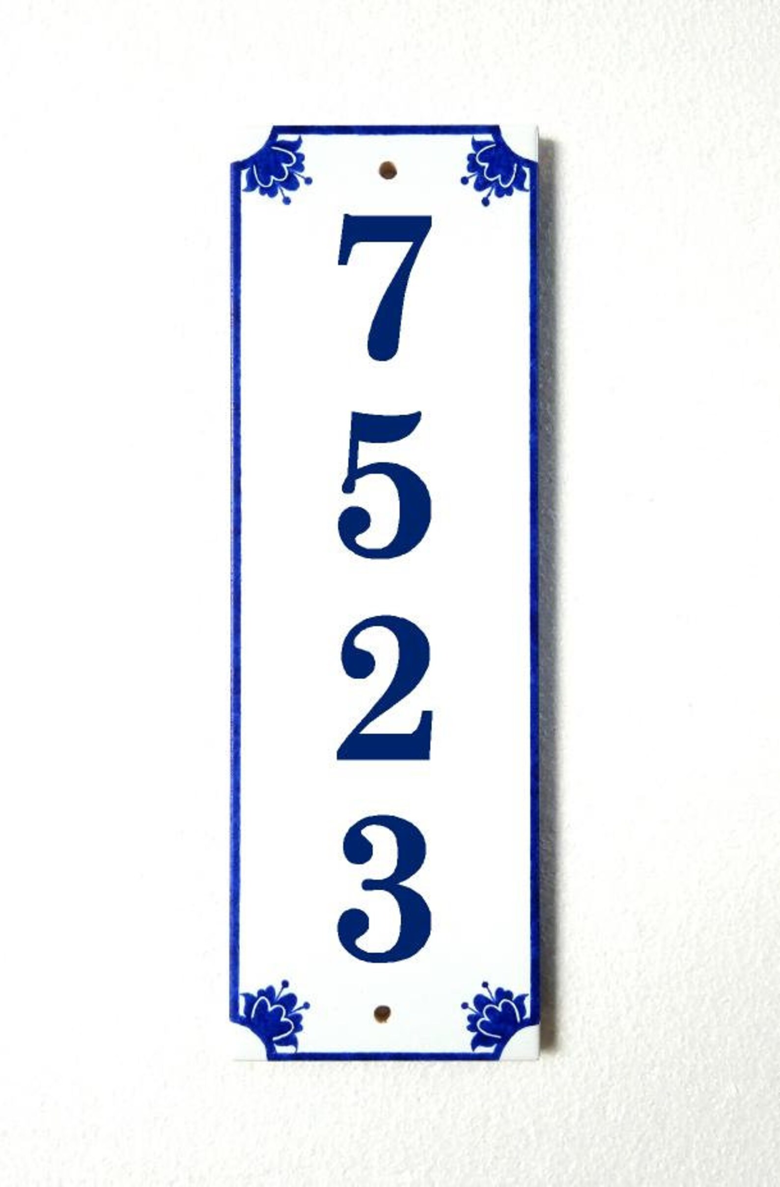 Custom Vertical Sign With Bird Vertical House Numbers - Etsy