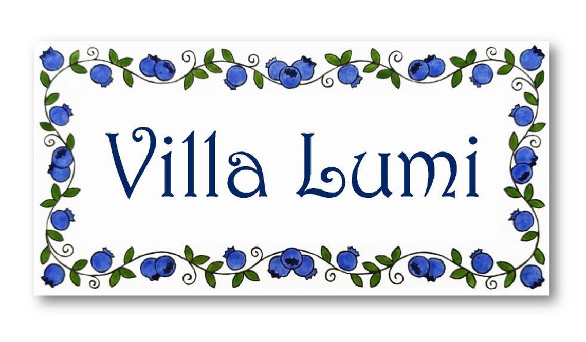 Personalized Name Sign With Olive Branches, Custom House Name Plaque ...