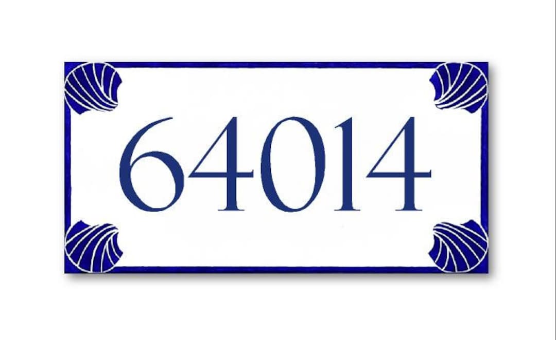 Custom Ceramic House Plaque, Personalized House Sign, Address Plaque ...