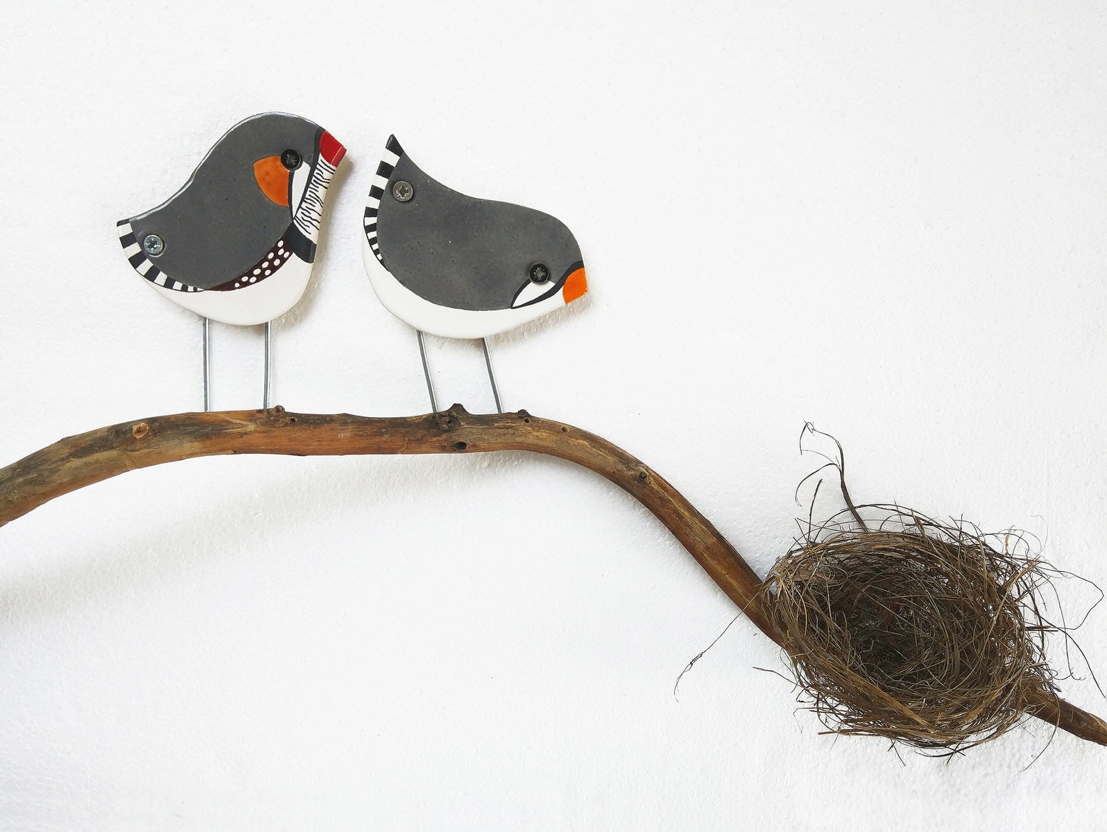 Gouldian Finch Garden Decor Bird Wall Decor Finch Gift | Etsy