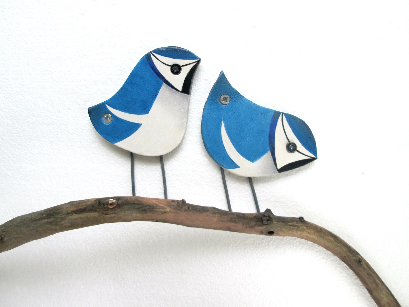 Blue Jay Wall Decor Bird Wall Art Ceramic Bird Decor Bird - Etsy