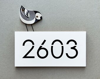 Ceramic House Sign Address Plaque Custom House Tile Beach - Etsy