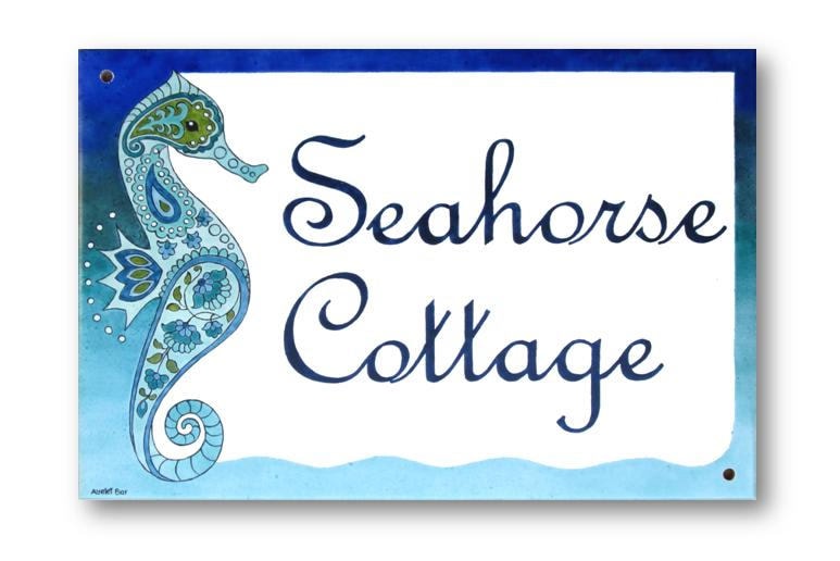 Beach House Numbers, Address Sign, Custom Beach Sign With Sailboat ...