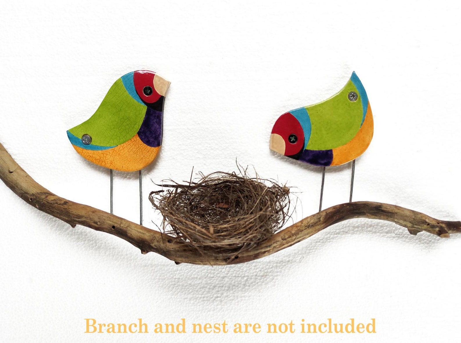 Gouldian Finch Garden Decor Bird Wall Decor Finch Gift | Etsy