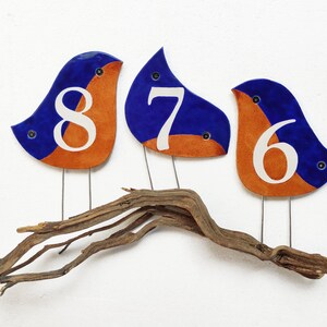 The Robin Address Plaques, Address Numbers, House Numbers Plaque ...
