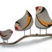 Songbirds Wall Art, Ceramic Garden Decor, Outdoor Wall Art, Birds Wall ...