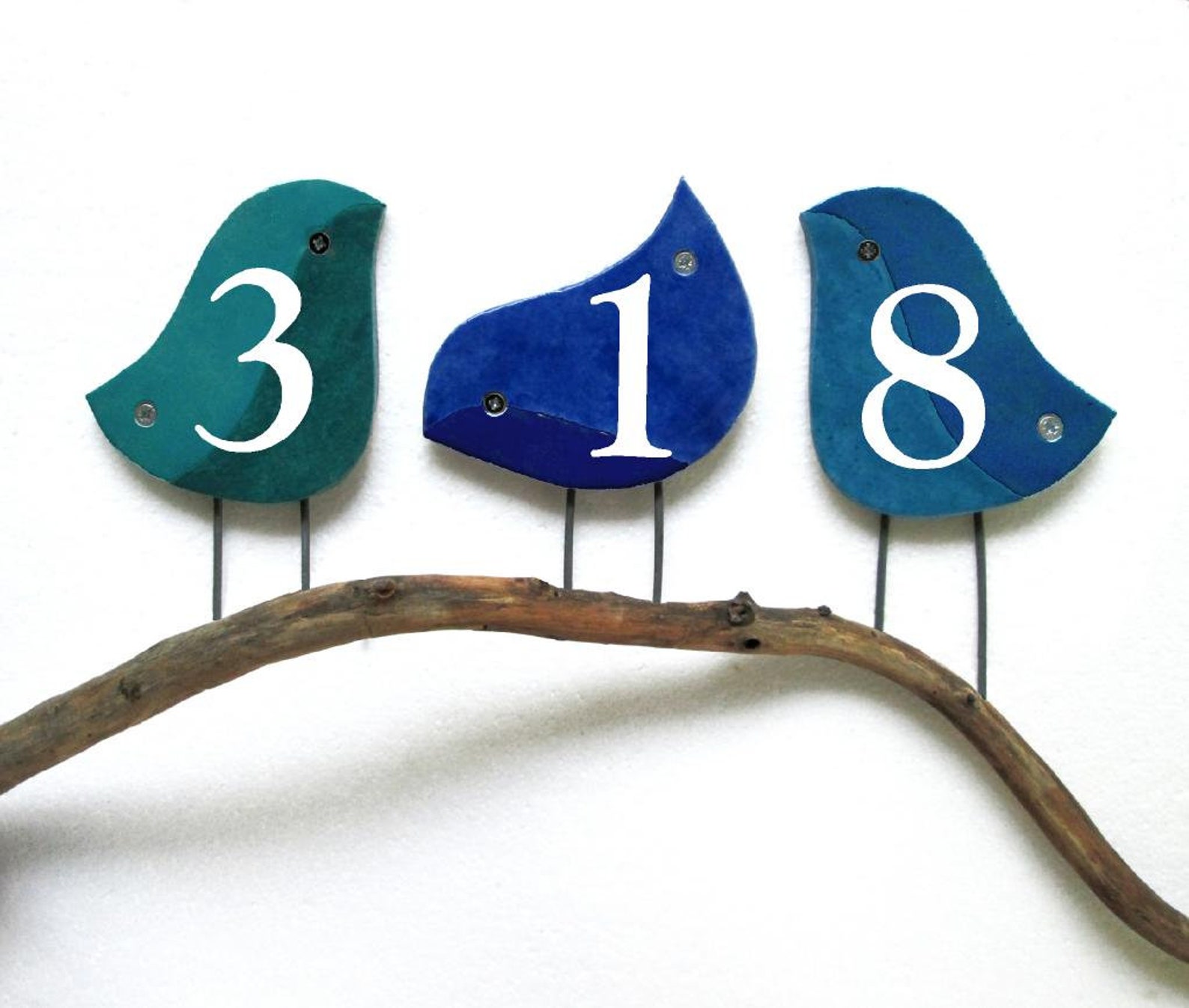 The Robin Address Plaques Address Numbers House Numbers - Etsy Australia