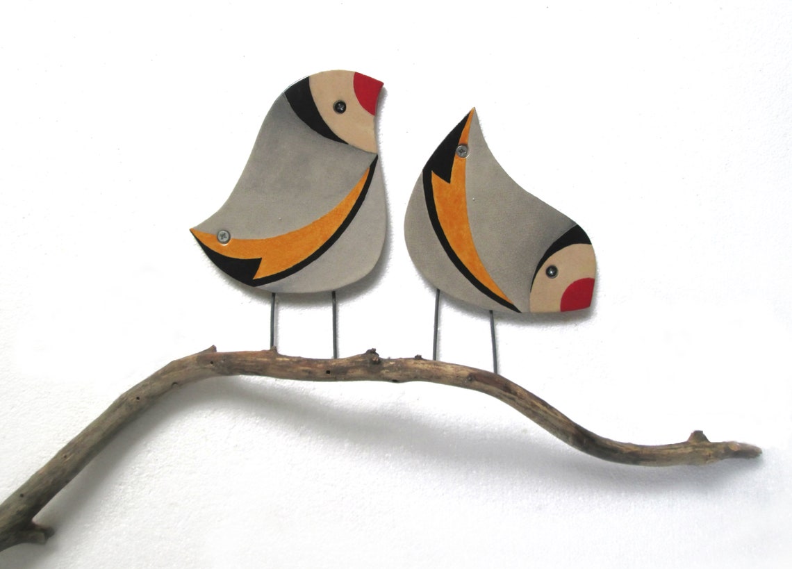 Bird Wall Art Ceramic Bird Wall Decor Outdoor Wall Art - Etsy