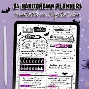 Simple Weekly and Daily Planner With Focus Wheel and Daily Tracker | A5 ...