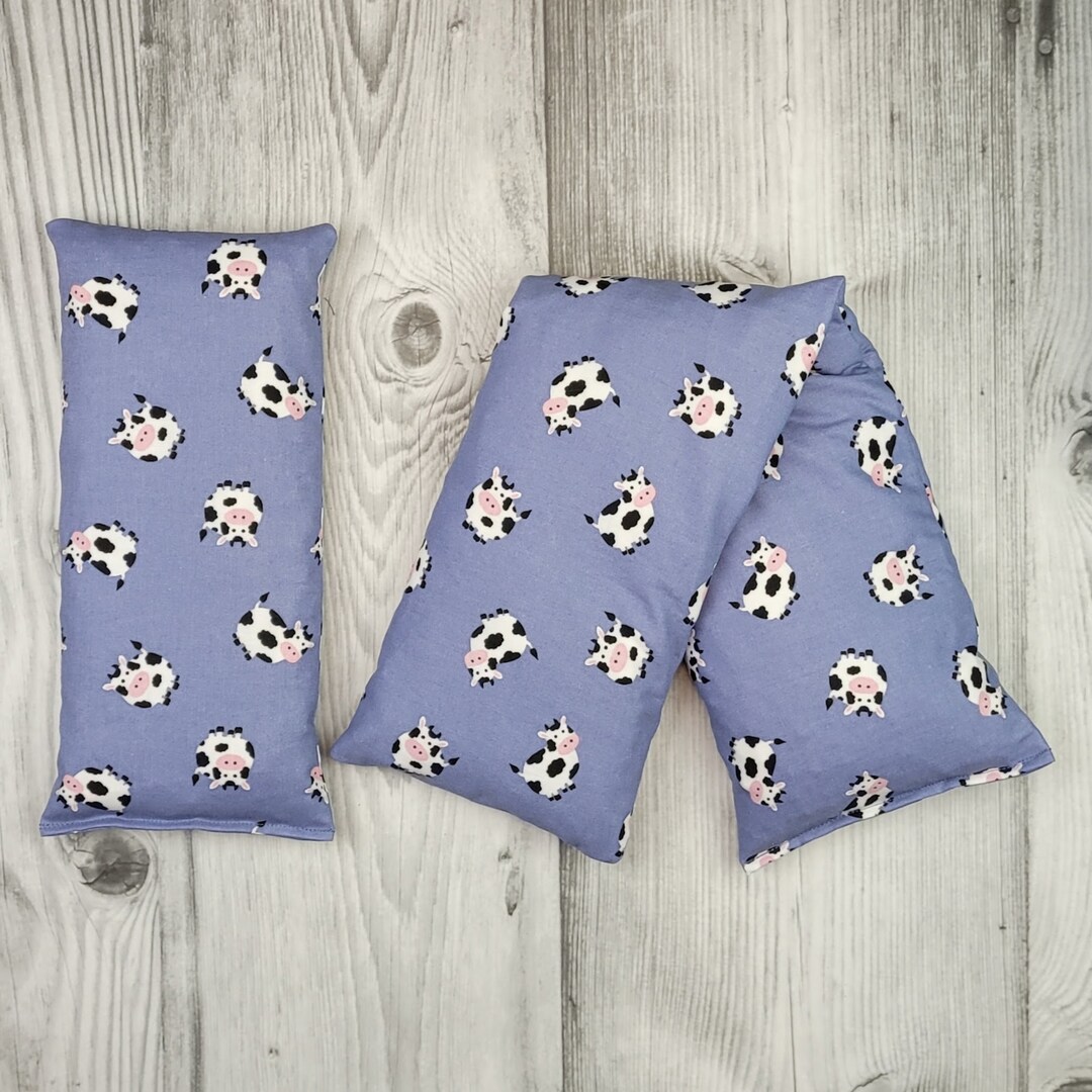 Cherry Pit Heating Pad - Cows on Blue - Etsy