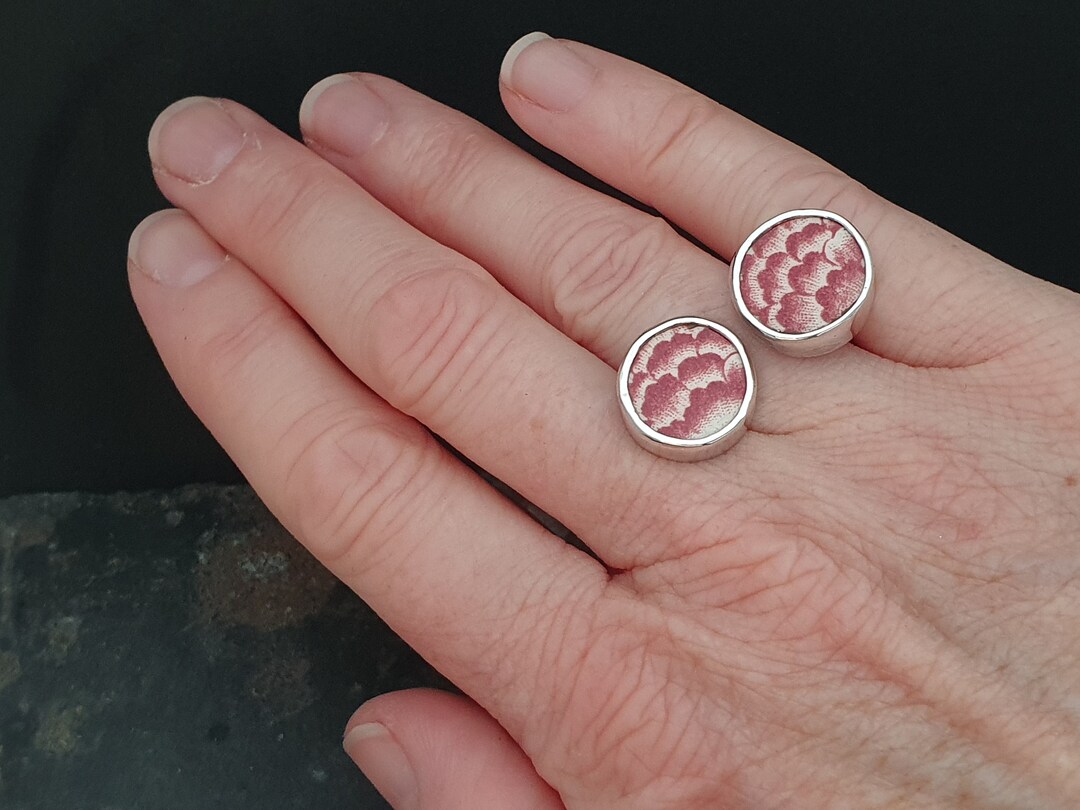 Silver Broken China Ring, Sterling Silver, Ring Size US 7 (17) - Etsy