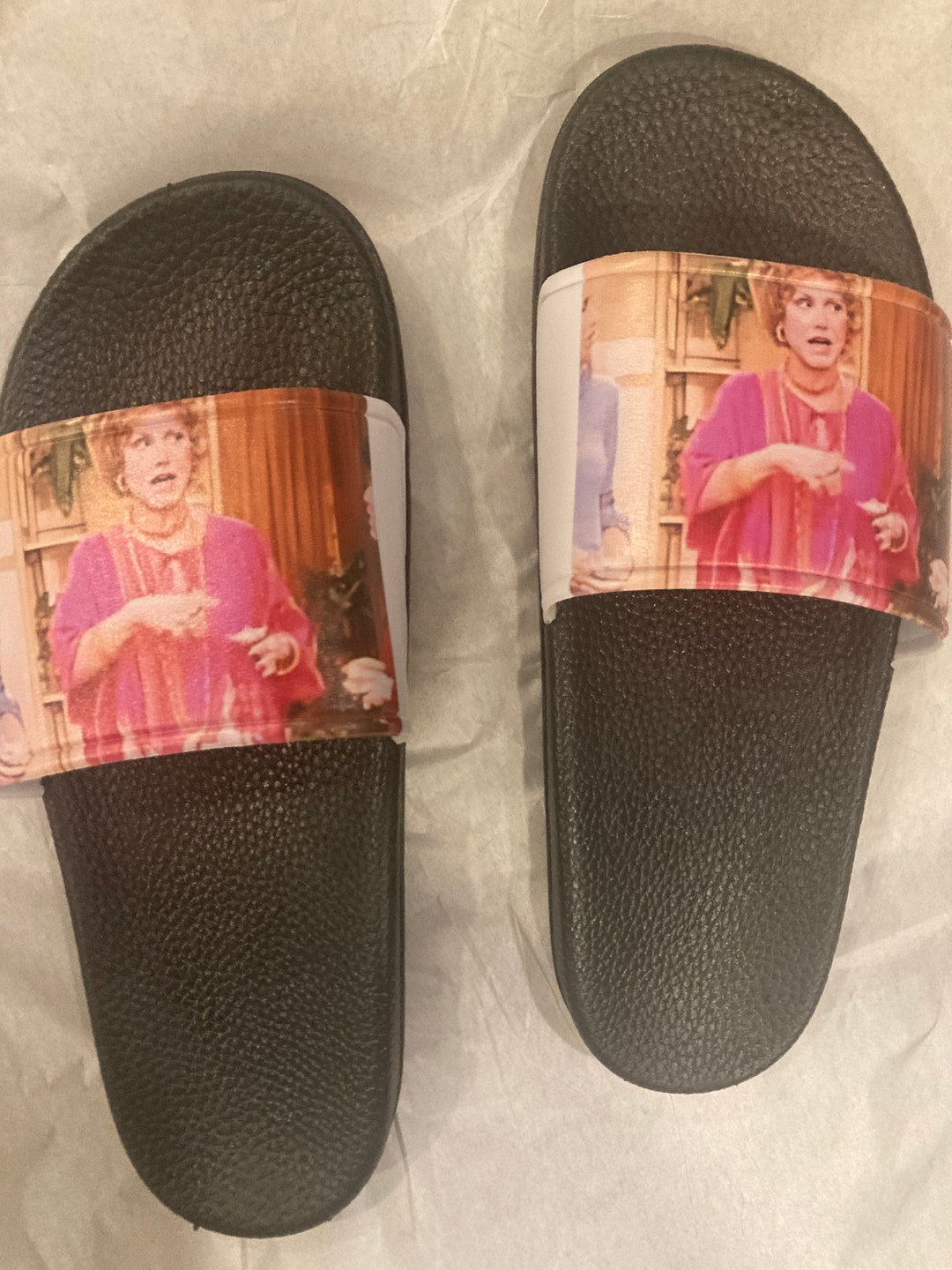 Mrs Roper Slide Sandals Firs Size 7-9 - Etsy