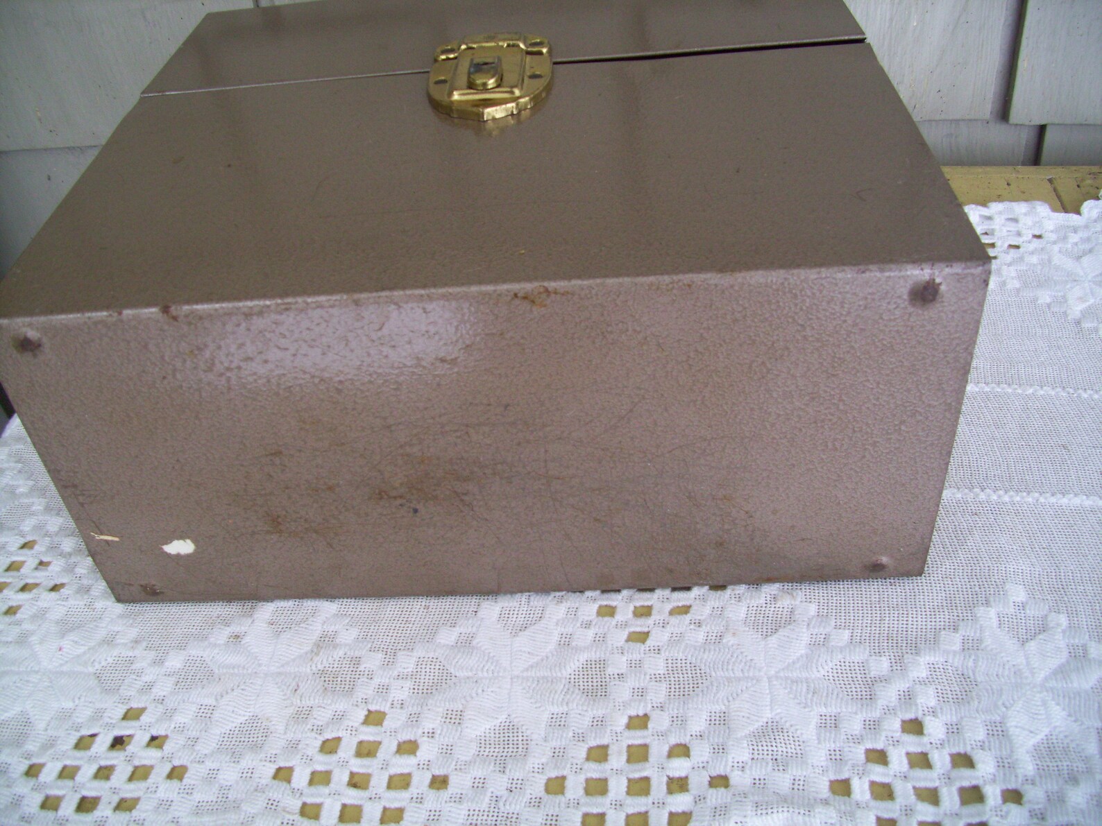 Vintage Large Metal File Box no Key Made in USA by Amfile - Etsy