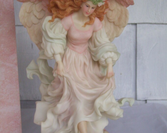 Vintage 1998 Seraphim Classics Angel Figurine 12" Avalon "free Spirit ...