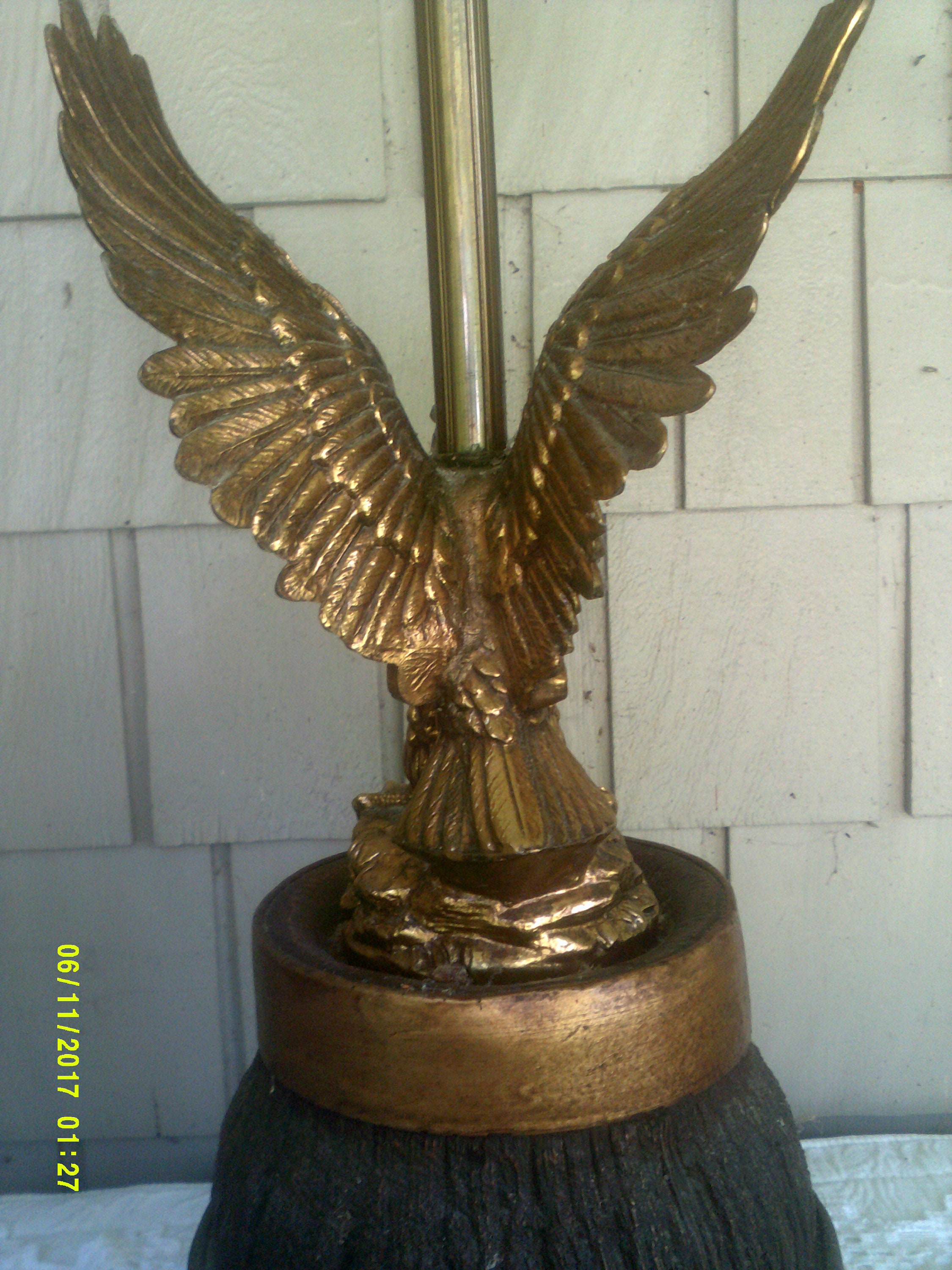 Vintage Mid Century Bald Eagle Table Lamp, Colonial Table Lamp - Etsy ...