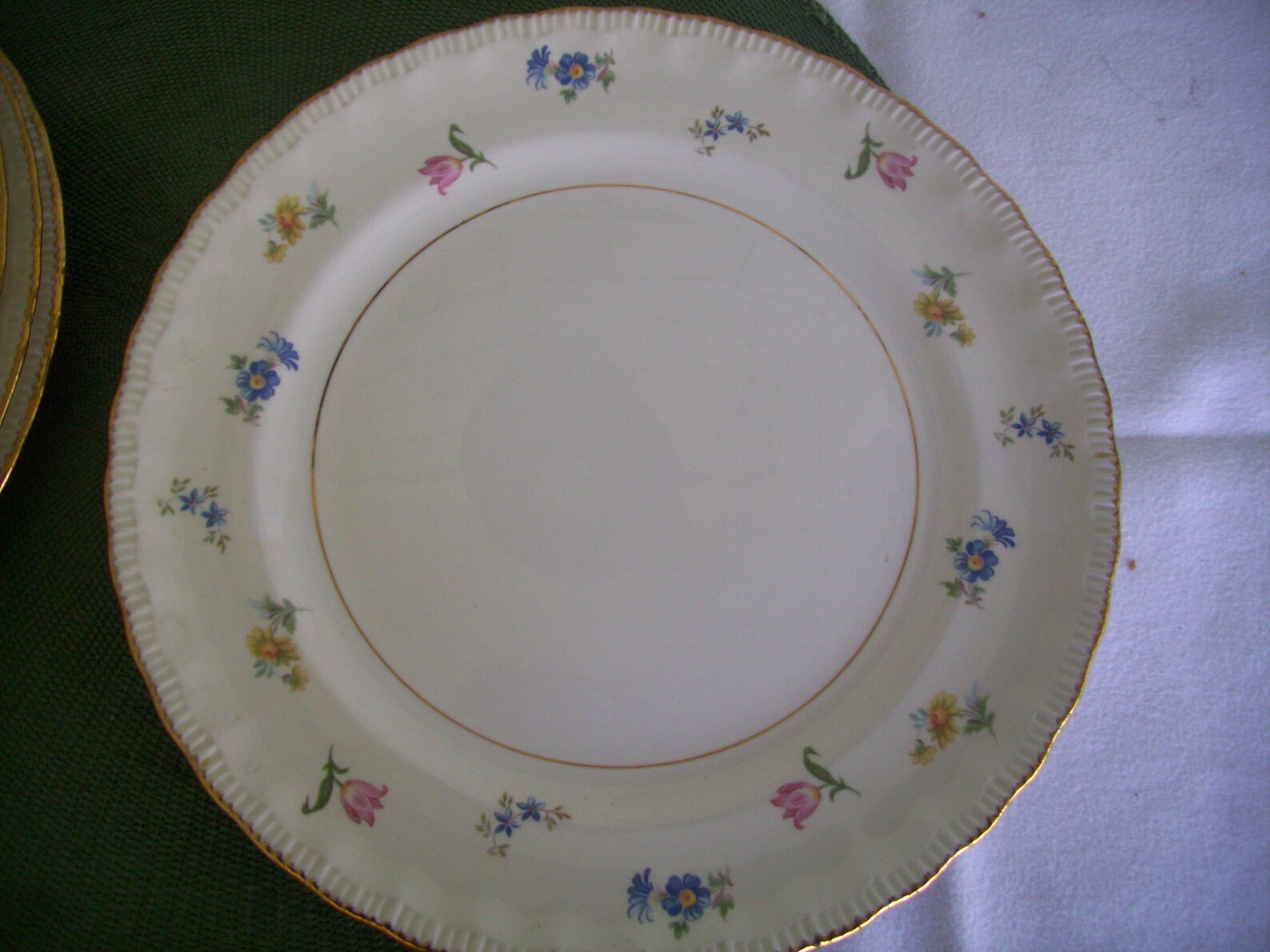 4 Mid-century Pope Gosser Dinner Plates 10", Pinafore Pattern, Granny ...