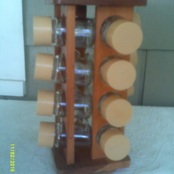 Wooden Spice Rack - Etsy